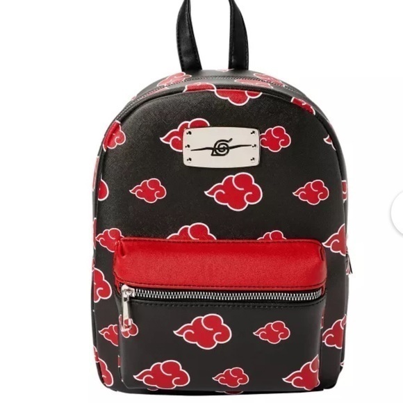 Naruto | Bags | Akatsuki Naruto Mini Backpack Naruto Shippuden Black ...